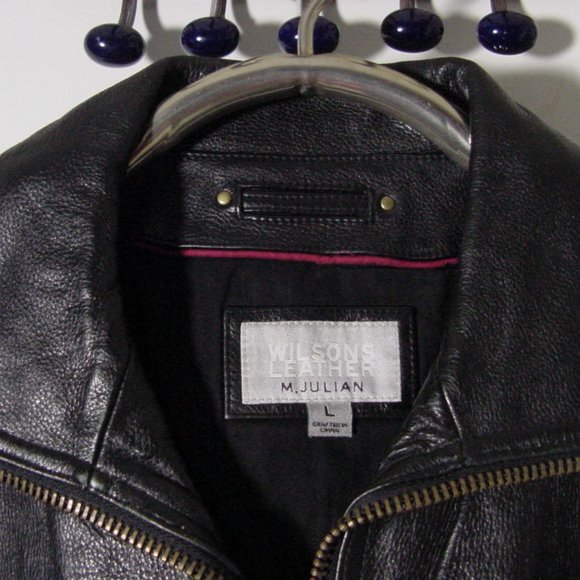 Wilsons Leather | Jackets & Coats | Vtg Wilsons M Julian Born To Rock ...